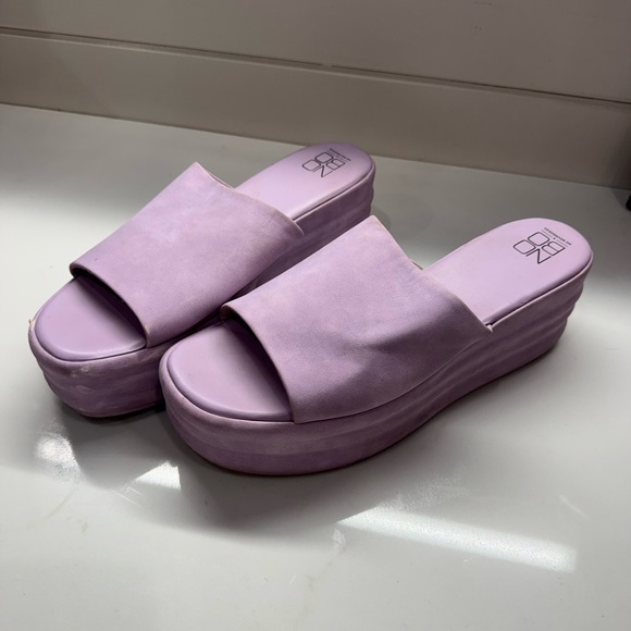 NOBO | Shoes | Nobo Lavender Platform Slide Sandals | Poshmark